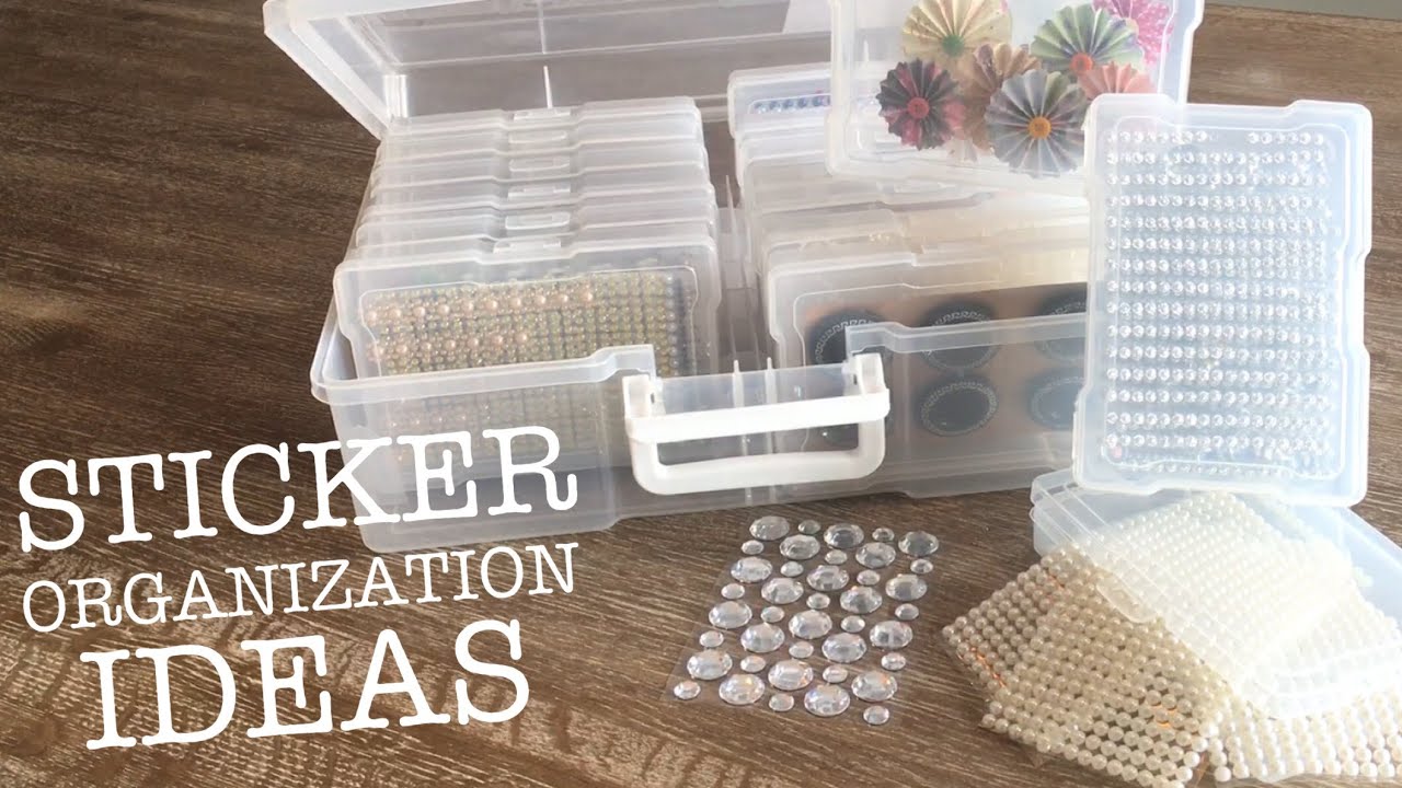 Sticker Organization Ideas | Sticker Organization for gems, jewels and ...