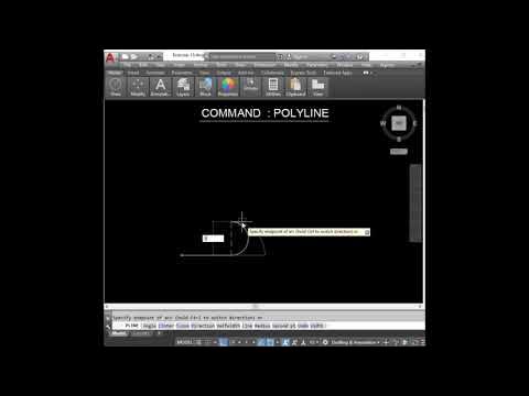 what is polyline in AutoCAD, use of polyline command in AutoCAD - YouTube