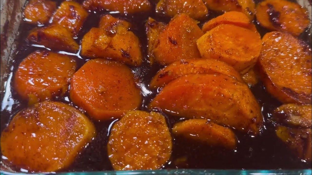 Southern Candied Yams Oven Baked Youtube
