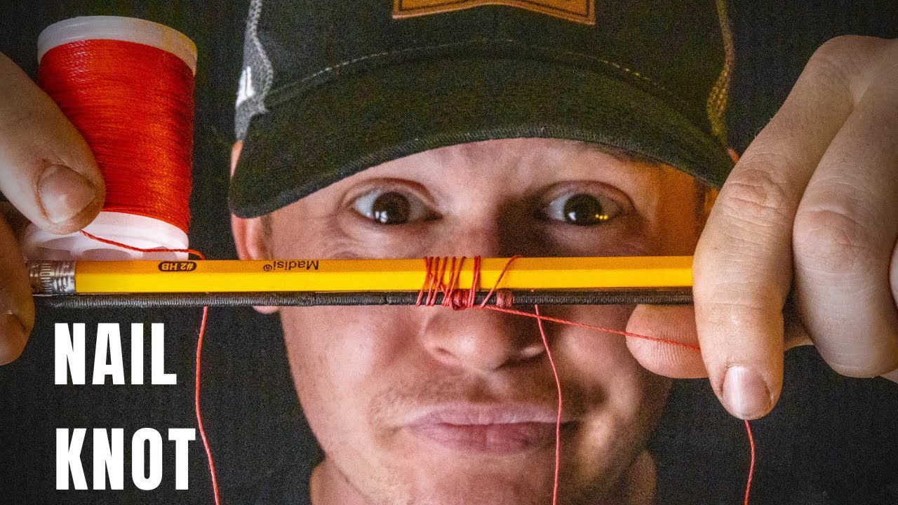 Easy Archery Nocking Points --- (How To: Easily Tie A Nail Knot) - YouTube