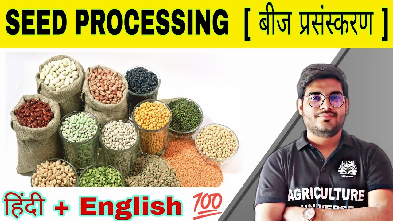 seed processing || बीज प्रसंस्करण types of seed processing || principal ...