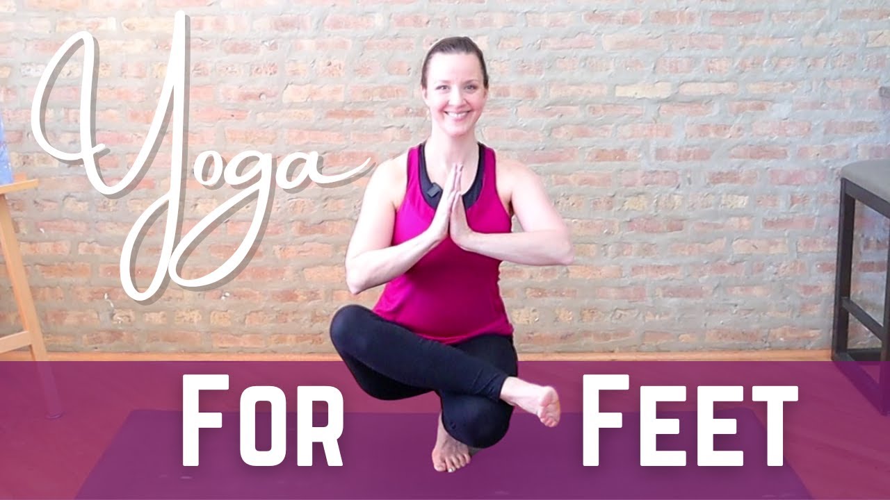 FOOT-FOCUSED Home Yoga Practice // Yoga for Feet // Toe-stand Practice - YouTube