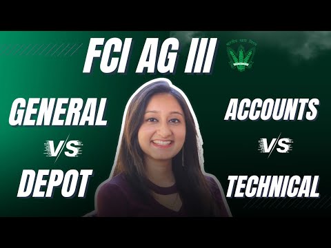 FCI AG 3 General Vs Depot | FCI AG 3 Accounts Vs Technical | Banker Couple - YouTube