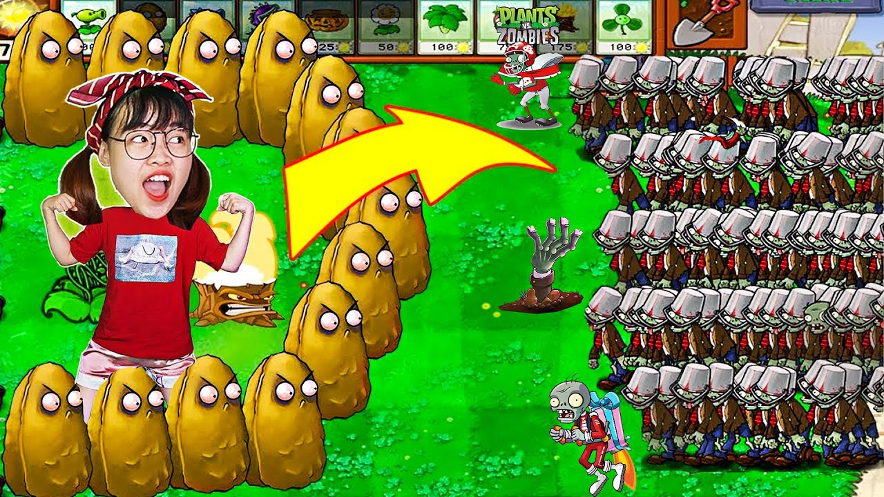 Hà Sam Chống Lại 1000 Con ZOMBIE Bảo Vệ Cây Hoa Quanh Nhà Trong Plants ...