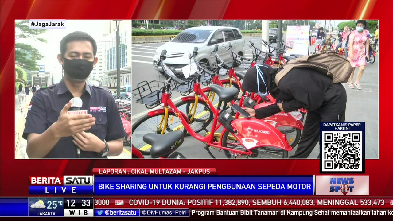 Sewa Bike Sharing Tiga Ribu Rupiah Selama 15 Menit - YouTube