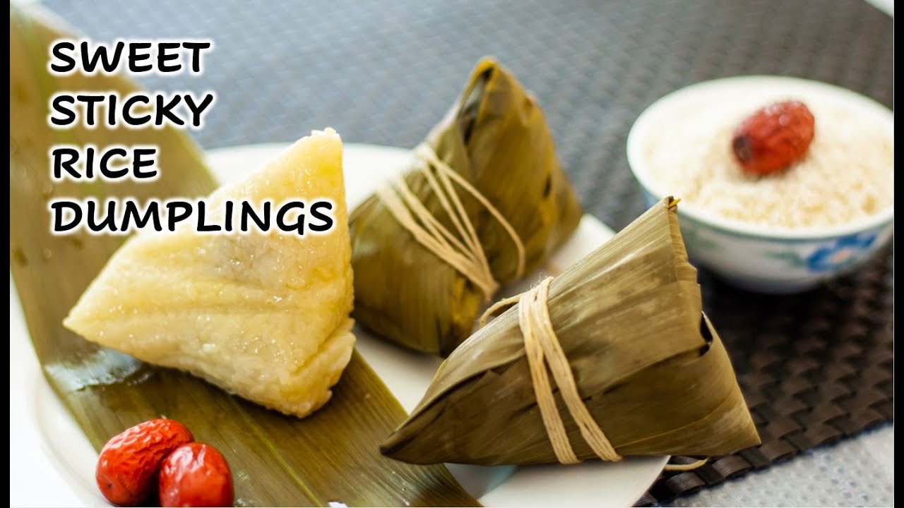 Sweet sticky rice dumplings| Dessert ideas |Traditional Chinese cuisine ...