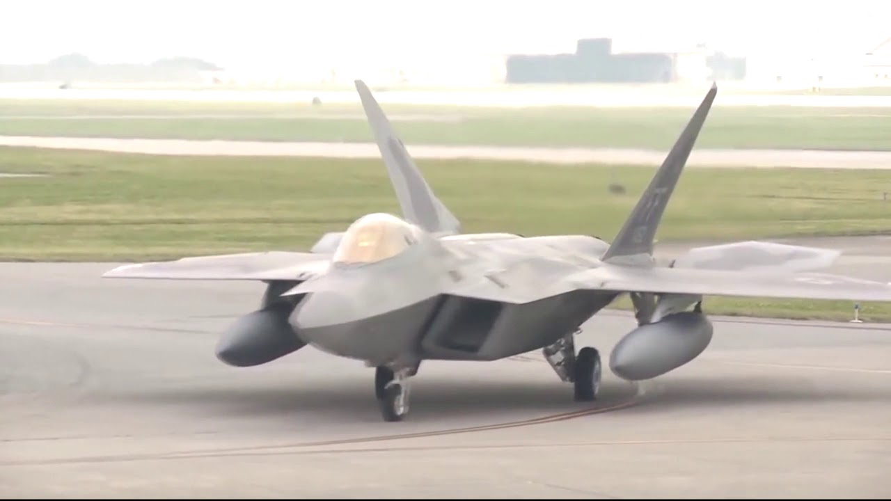 World Most Feared US Stealth Aircraft in Action Lockheed Martin F 22 ...