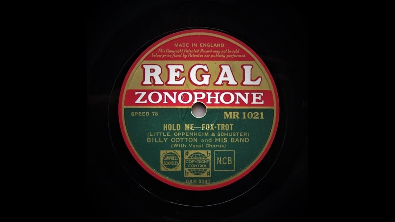 Hold Me - Billy Cotton and His Band (1933) - YouTube