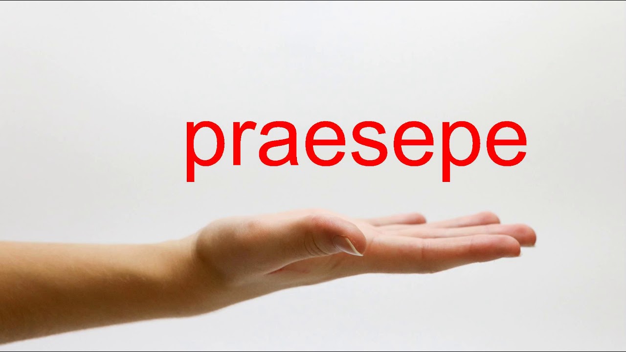 How to Pronounce praesepe - American English - YouTube