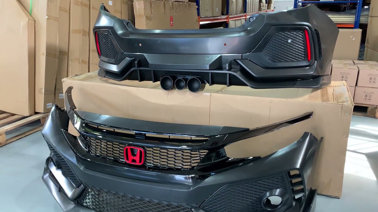 UNBOXING DO BODY KIT TYPE R DO CIVIC G10 (2017 ATÉ 2021) - YouTube