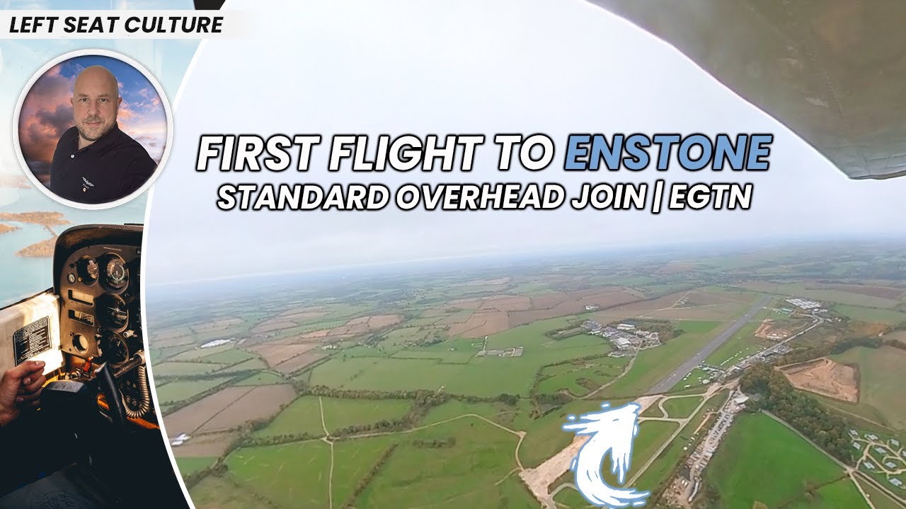 First Flight to Enstone Airfield (EGTN) | Cessna 172 VFR Trip - YouTube