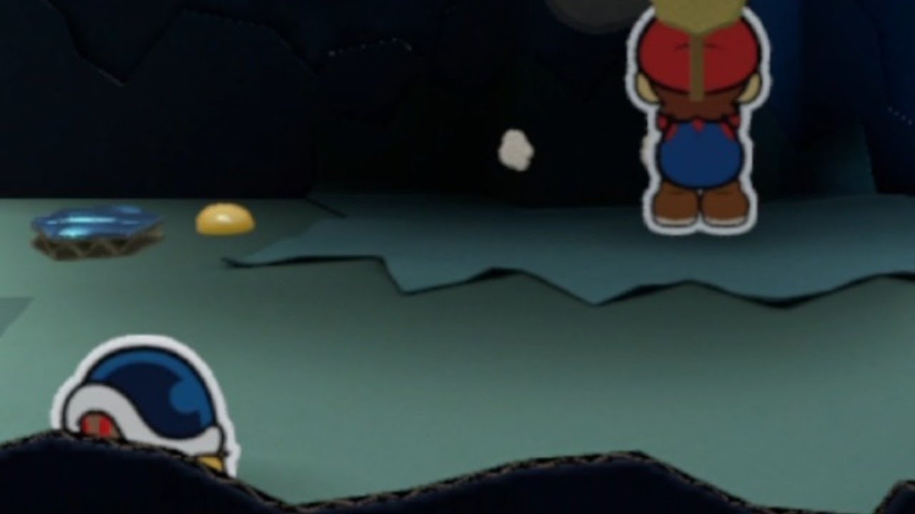 Paper mario color splash but the buzzy beetle won't leave me alone ...