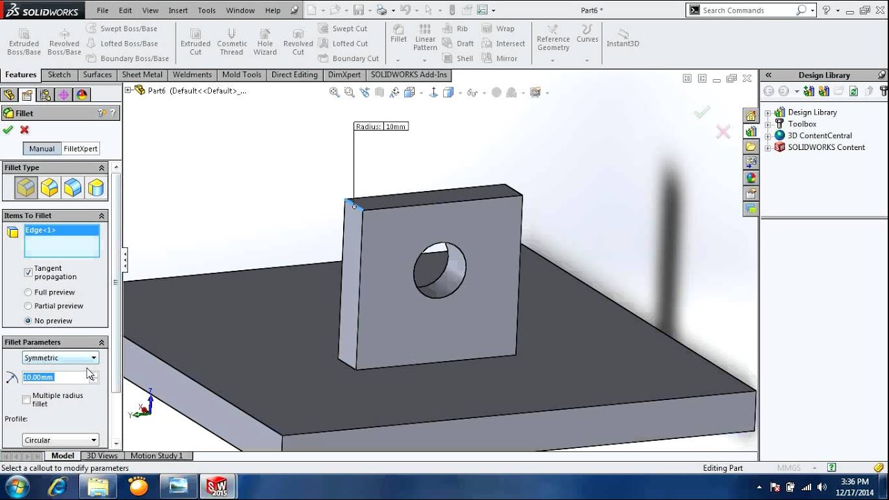 Solidworks 2015 Mirror - YouTube