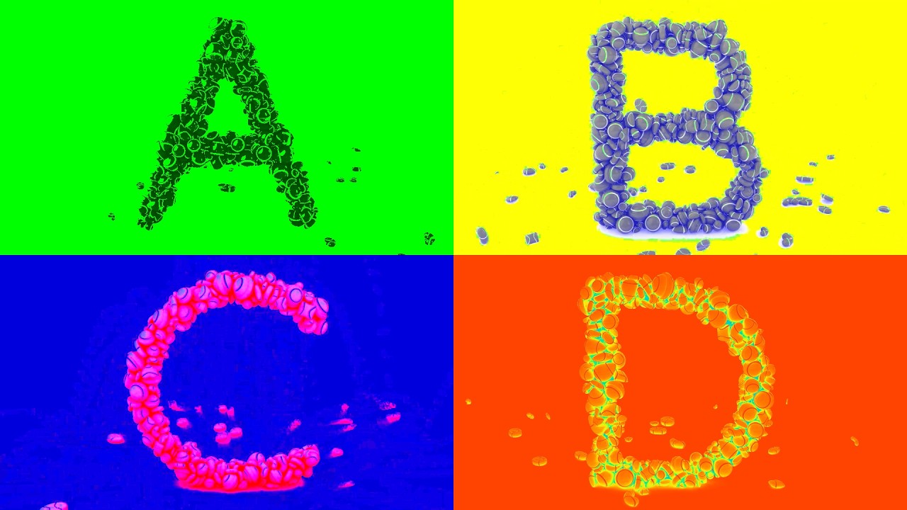 Learn ABC's with 3D Colorful Candies - Letter ABCD - Sponsored By ...