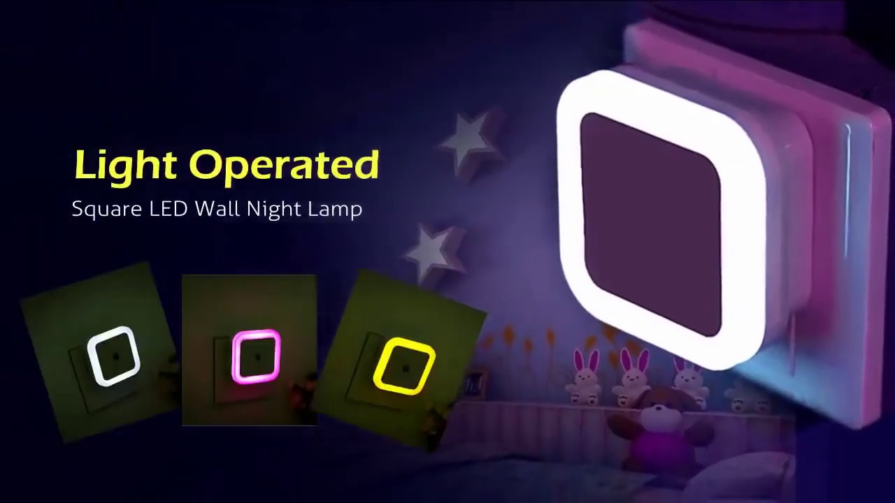 LED Night Light Mini Light Sensor Control | Trend Products - YouTube