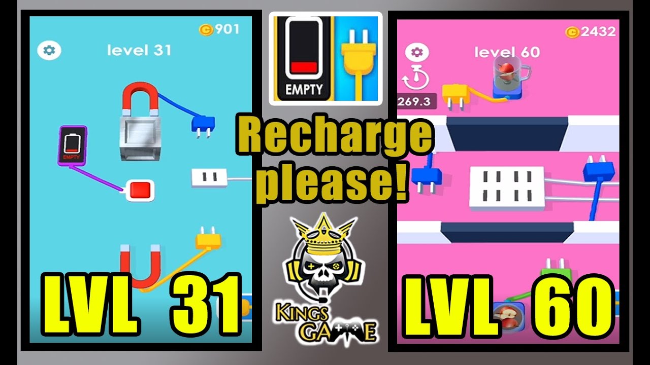 Recharge please - LVL 31 - 60 Gameplay Walkthrough🎮👑 - YouTube