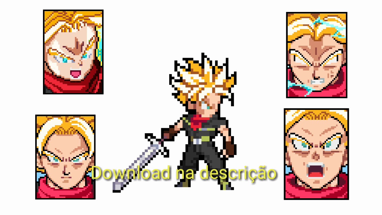 Pack de sprites trunks ssj sdbh - YouTube