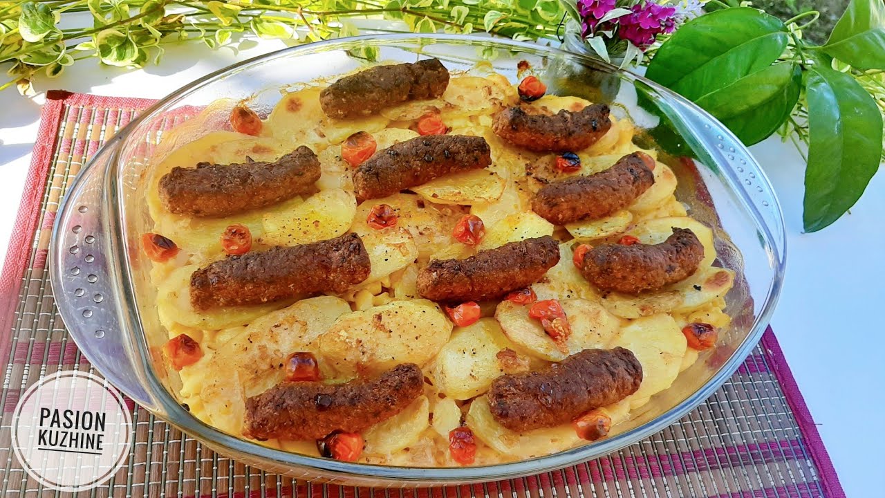 Tavë me patate,makarona e qofte/shpejt,thjesht,shijshëm! - YouTube