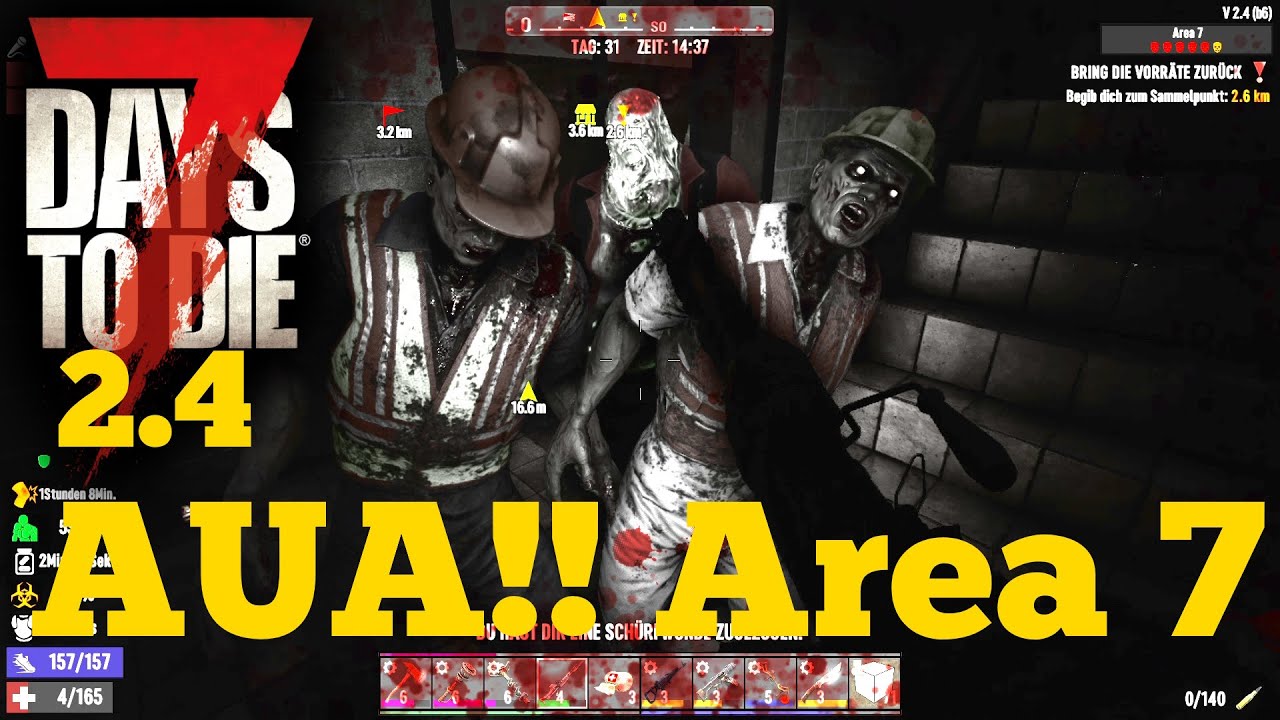 AUA!! Mega POI in 7 Days to Die 2.4 gameplay deutsch #88 [2025] - YouTube