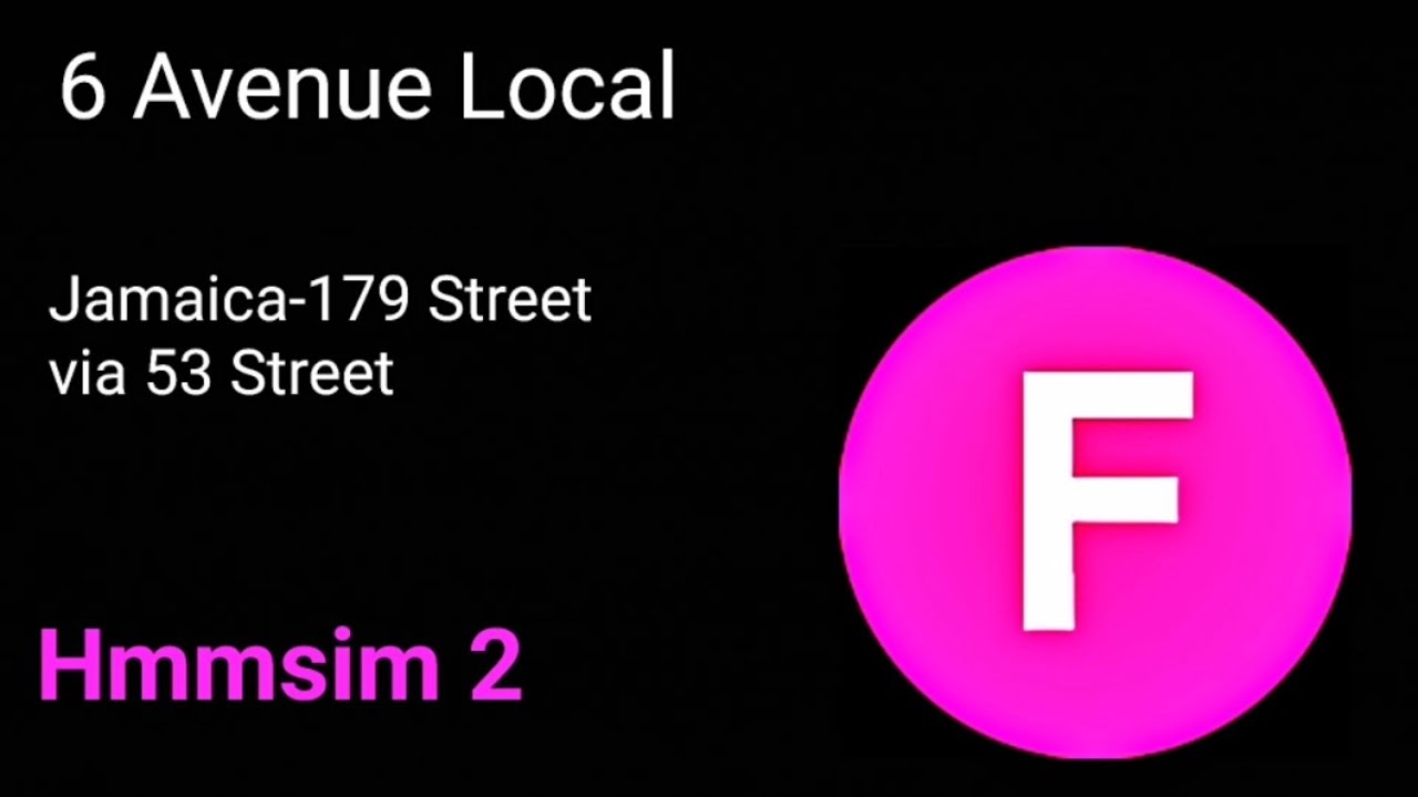 Hmmsim 2 NYC Subway: Operating Pre-GOH R46 (F) Train To Jamaica-179 ...