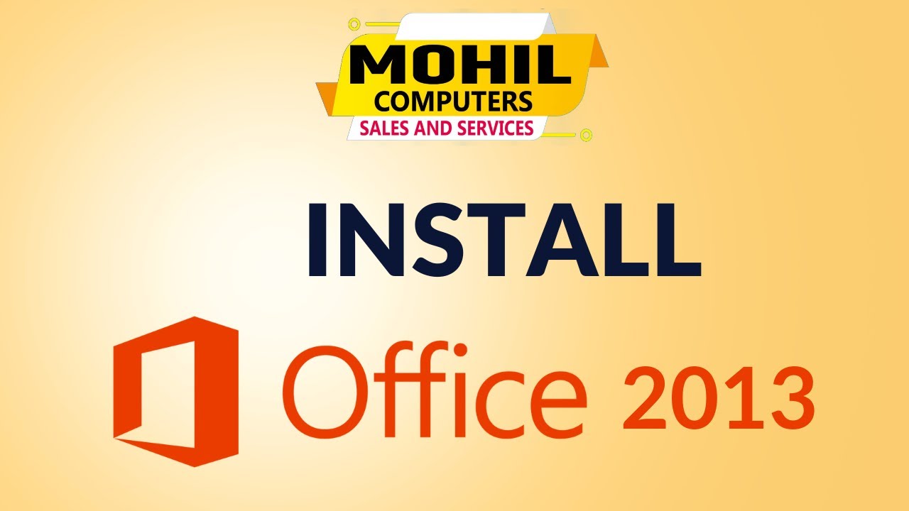 Microsoft Office install in Windows 10 / Windows 11 - YouTube
