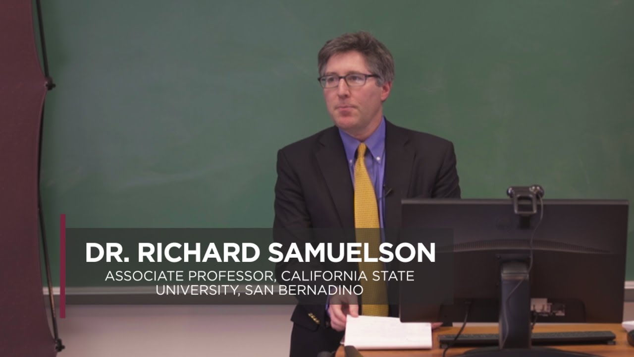 Dr. Richard Samuelson: The Establishment of Religious Liberty - YouTube