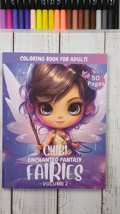Coloring boom -Chibi enchanted fantasy Fairies volume 2 #coloring # ...