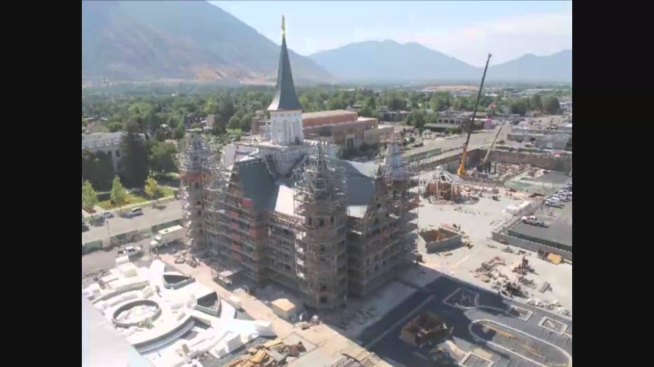 Time lapse of new Provo City Center Temple construction - YouTube
