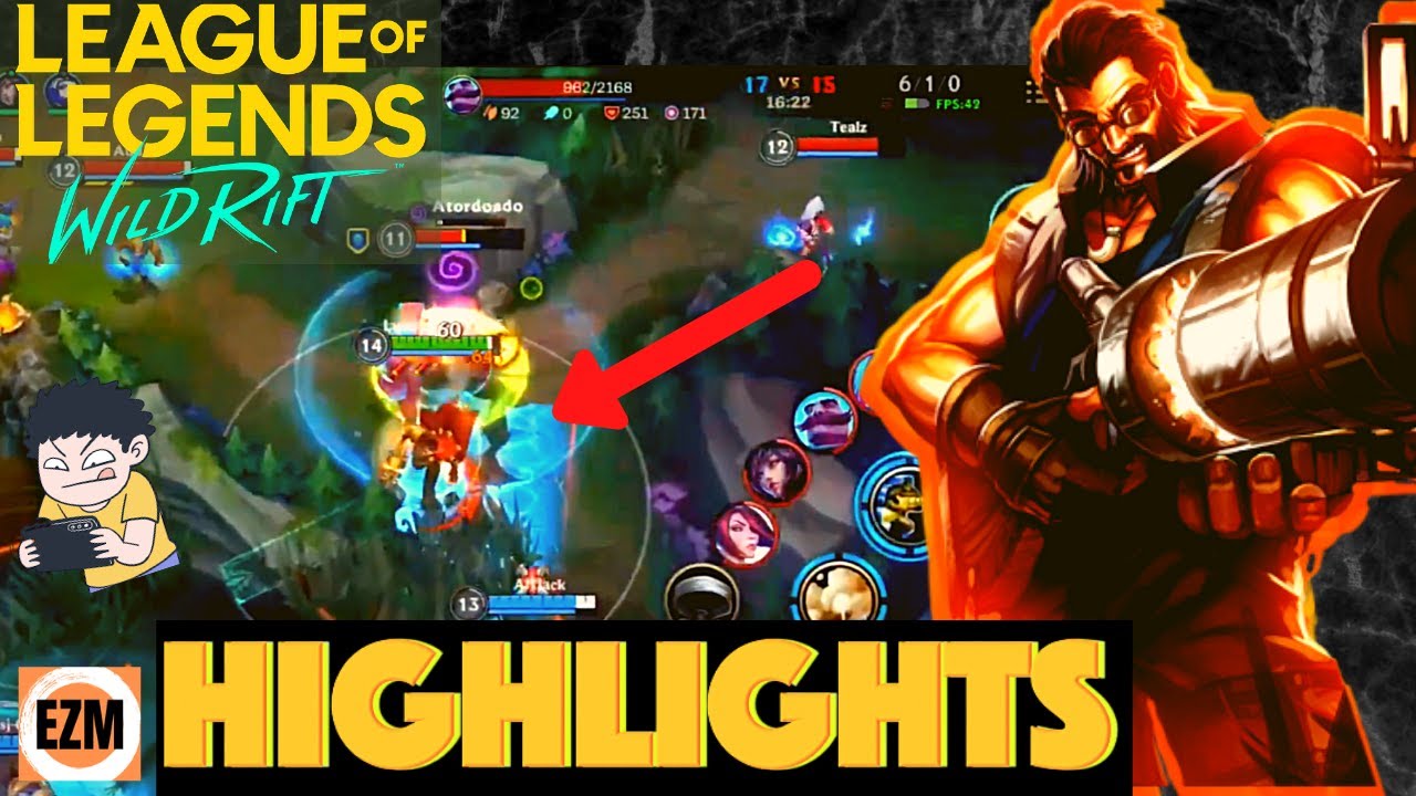WILD RIFT - GRAVES BEST GAMEPLAY HIGHLIGHTS COMPILATION | League of ...
