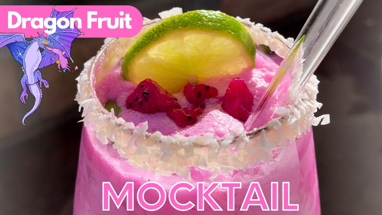 Dragon Fruit Mocktail | BEST Non Alcoholic Drink | How to make Recipe ...