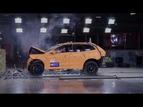 The new Volvo XC60 - Frontal crash test - YouTube