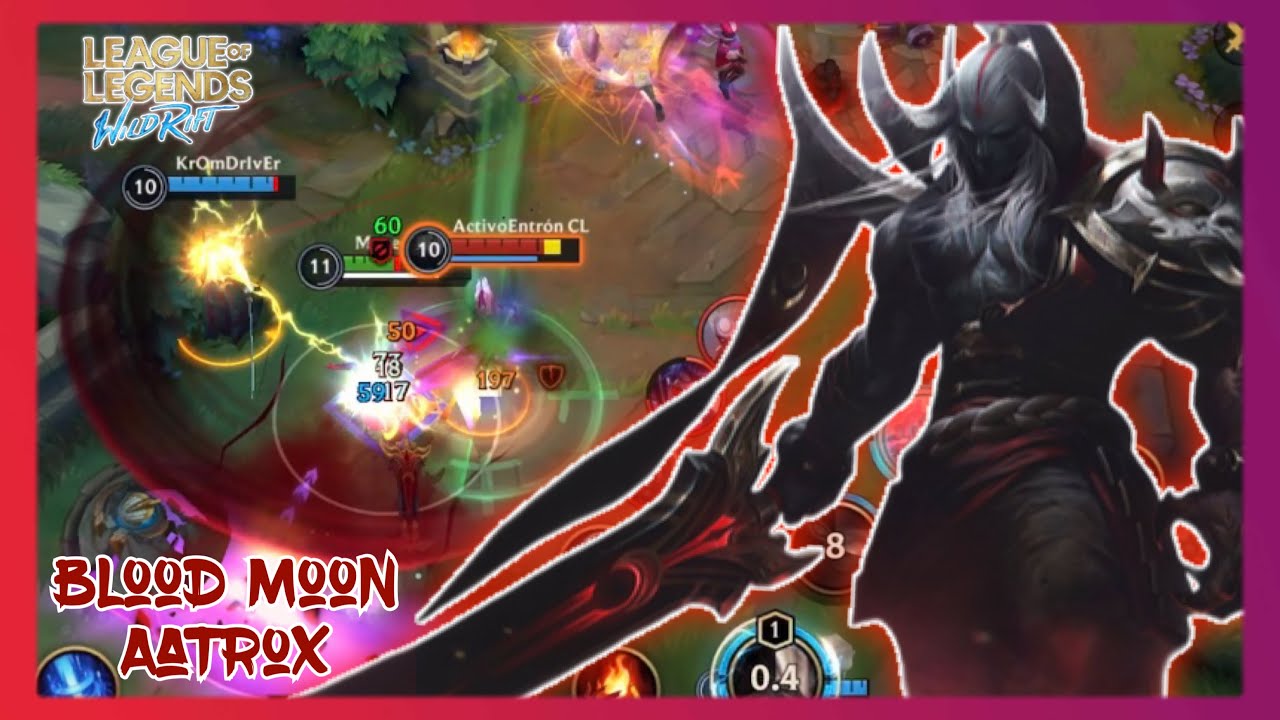 FIRST TIME AATROX | ROAD TO GRANDMASTER | RANK GAMEPLAY | WILD RIFT ...