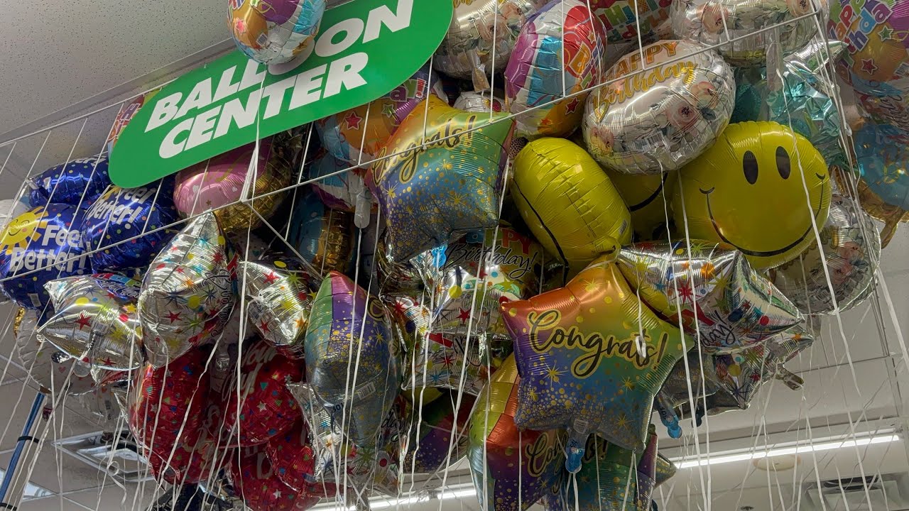 Shop with me Helium Balloons in Dollar tree #dollartree #balloons # ...