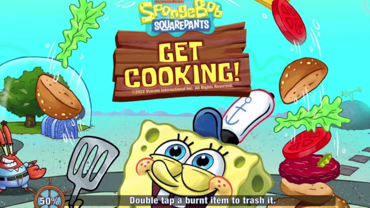 Spongebob Squarepants - Get Cooking Level 2 - YouTube
