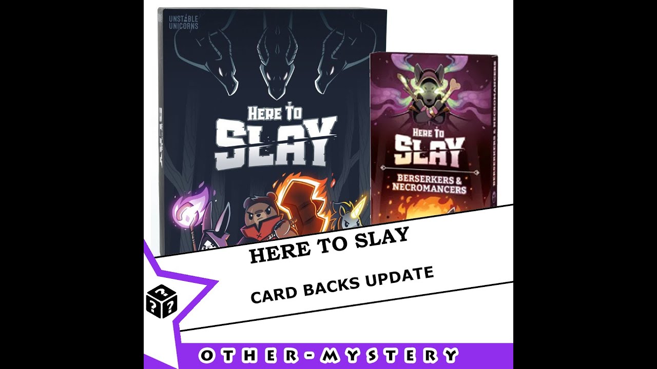 Here To Slay: Card Backs Update for Berserker & Necromancer set - YouTube