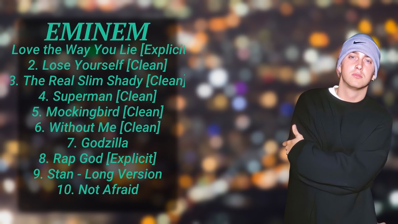 Eminem ~ Most Popular Hits Playlist ~ Greatest Hits ️ - YouTube