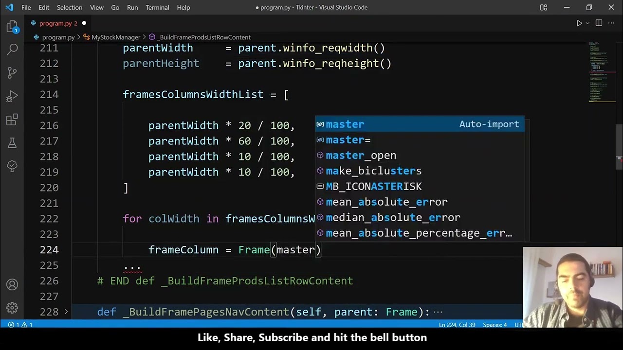🔥 Python TkInter My Products Stock Manager [Preview #2] 🔥#AllTech ...