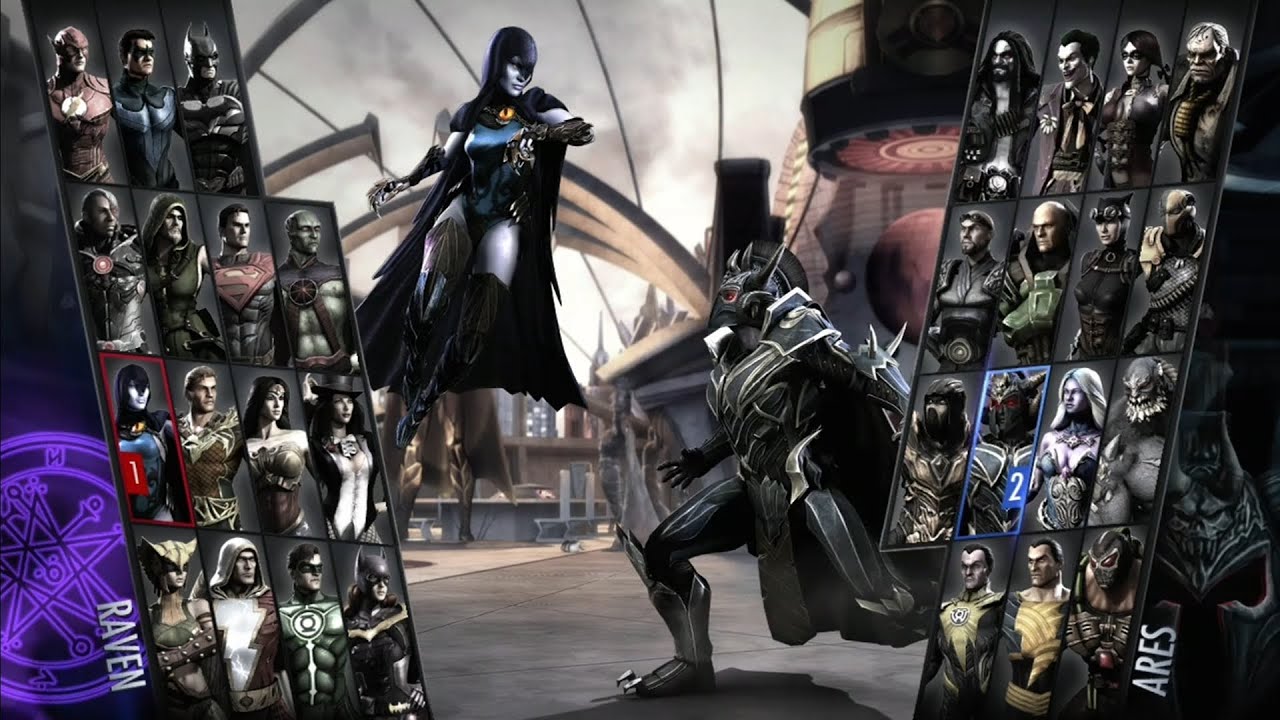 Raven Vs Ares INJUSTICE Gods Among Us #videojuegos #gameplays - YouTube