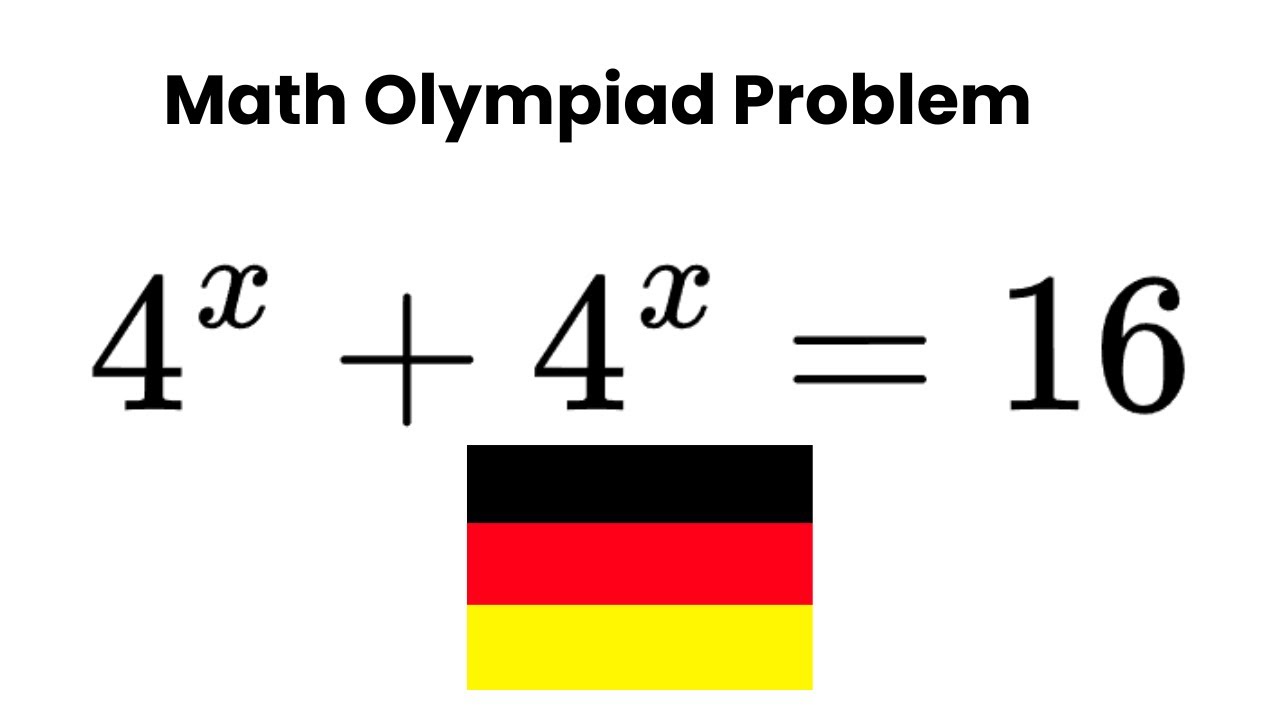 Germany Math Olympiad Problem | Can you Solve it ? - YouTube