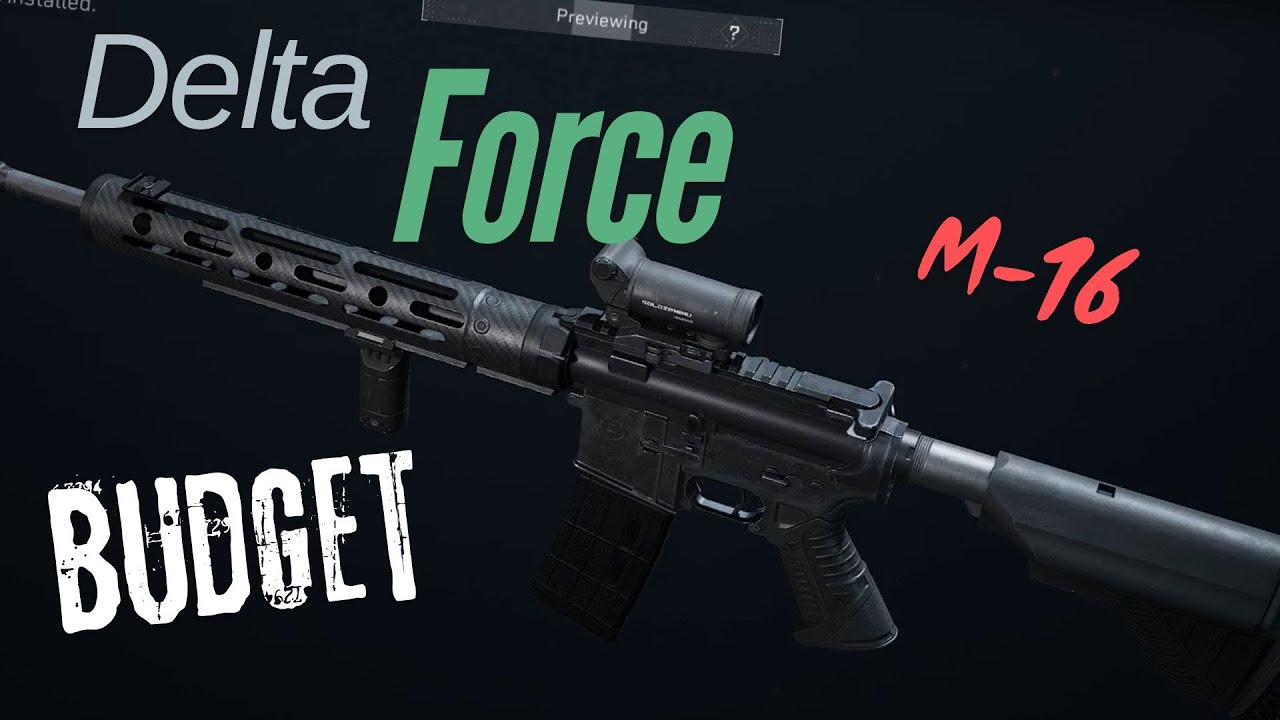 Delta Force: Best Budget M16 Build – Powerful and Affordable! - YouTube