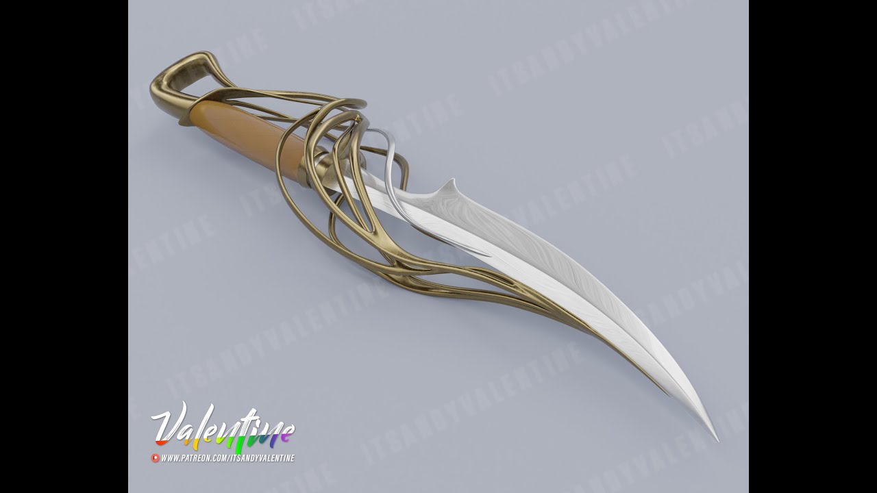 Gleamdance Dagger - Baldur's Gate 3 | 3D Printable Prop by Andy ...