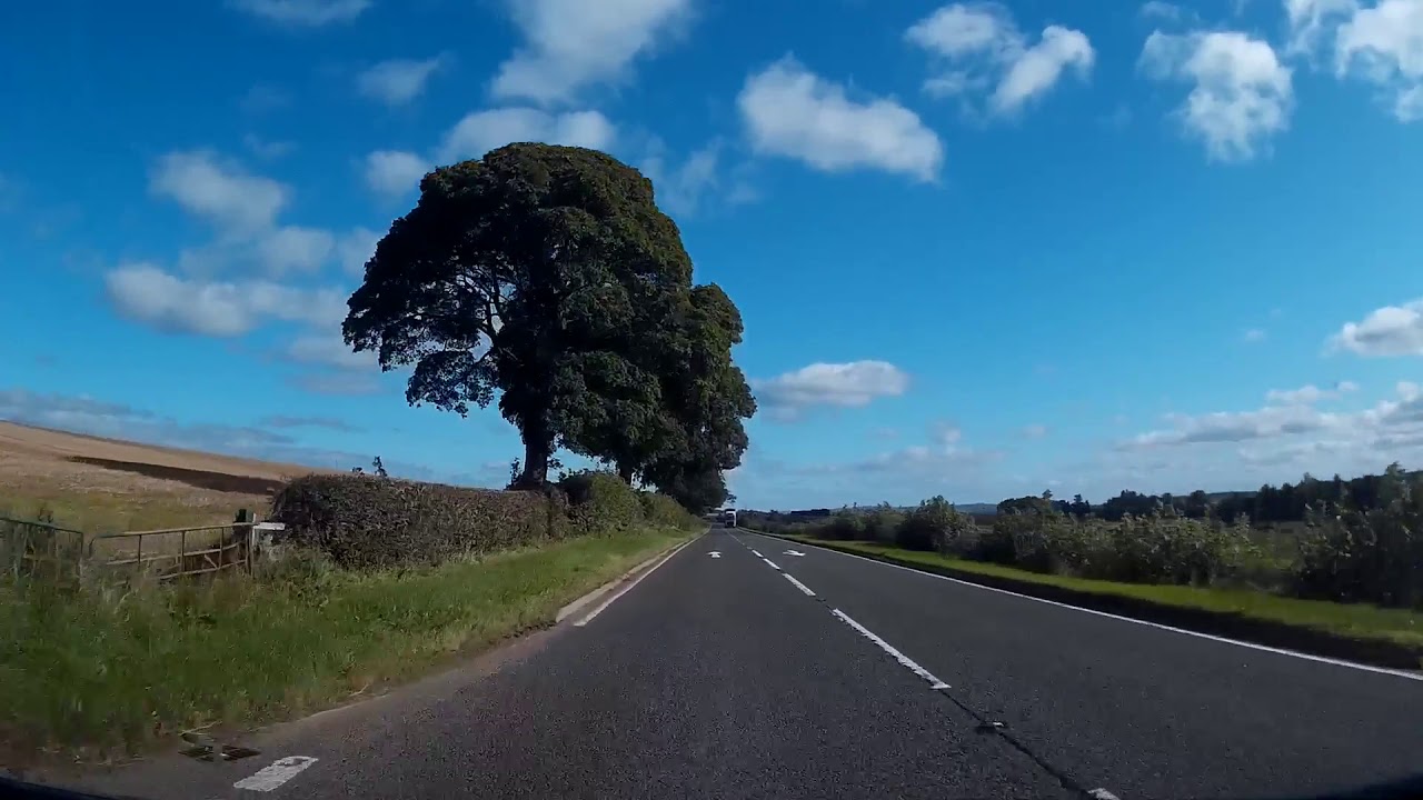 Autumn Road Trip Drive From Gilmerton To Perth Perthshire Scotland ...