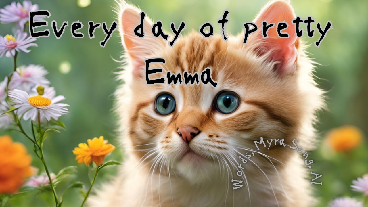 【AI楽曲】Every day of pretty Emma，可愛い猫エマの毎日【夏のエマ】 - YouTube