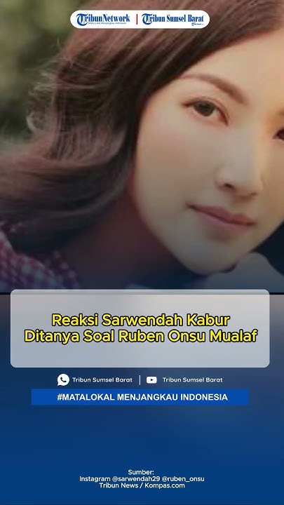 Sarwendah Kabur Tutupi Telinga Putri Saat Ditanya Soal Ruben Onsu Mualaf - YouTube