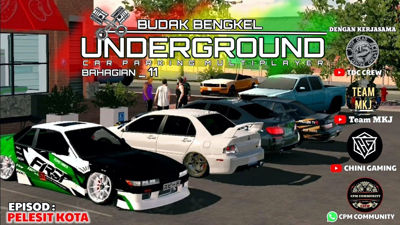 BUDAK BENGKEL : UNDERGROUND BHG.11 | car parking multiplayer - YouTube