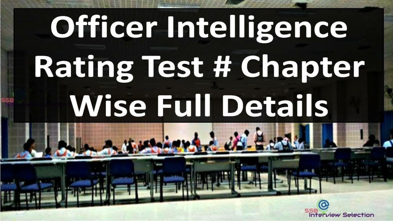 Officer Intelligence Rating Test # Verbal Non Verbal # Chapter Wise ...