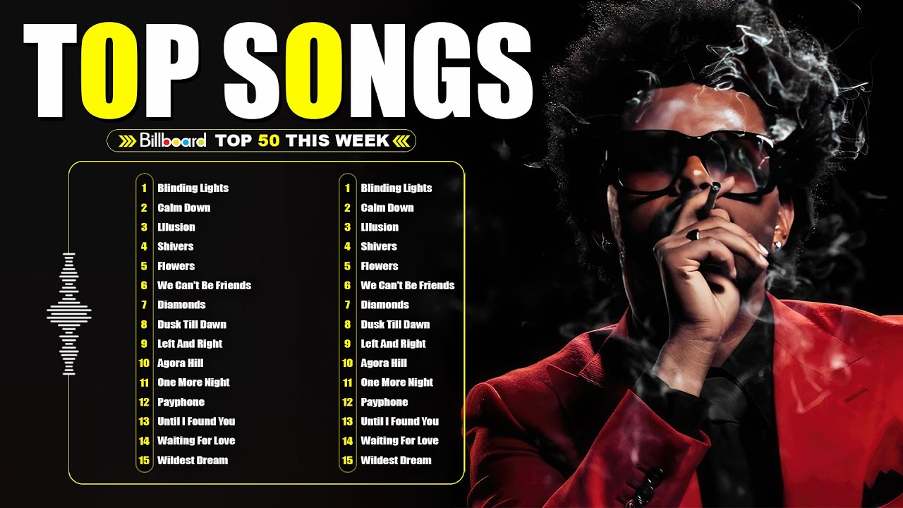 Ariana Grande, Ed Sheeran, Miley Cyrus, Selena Gomez, The Weeknd ...