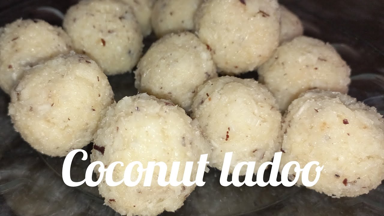 Coconut laddu recipe || Coconut sweet balls recipe || Nariyal laddu ...