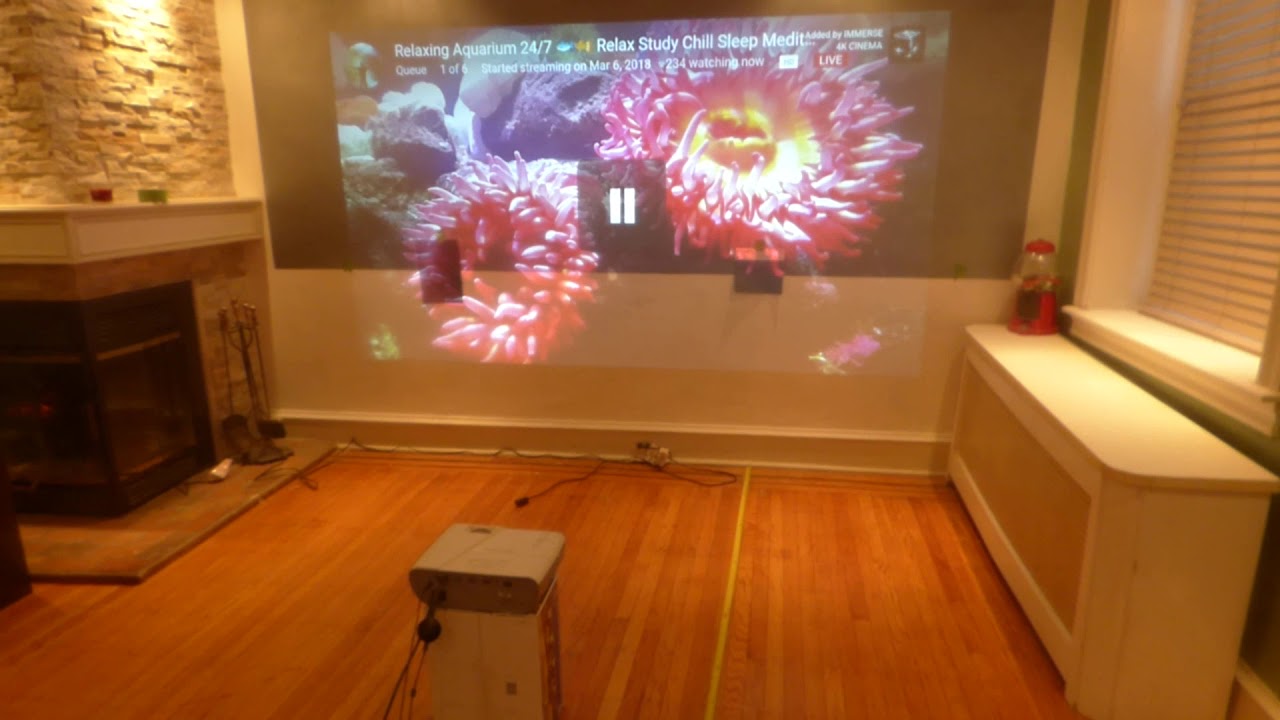 BEFORE YOU BUY A PROJECTION SCREEN YOU NEED TO SEE THIS DEMONSTRATION ...