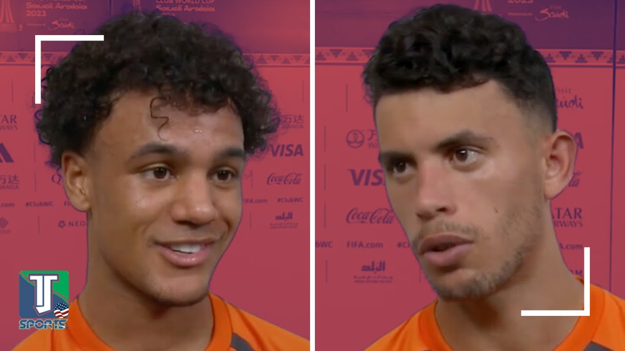 Oscar Bobb & Matheus Nunes TALK about Man City MISSING Erling Haaland ...